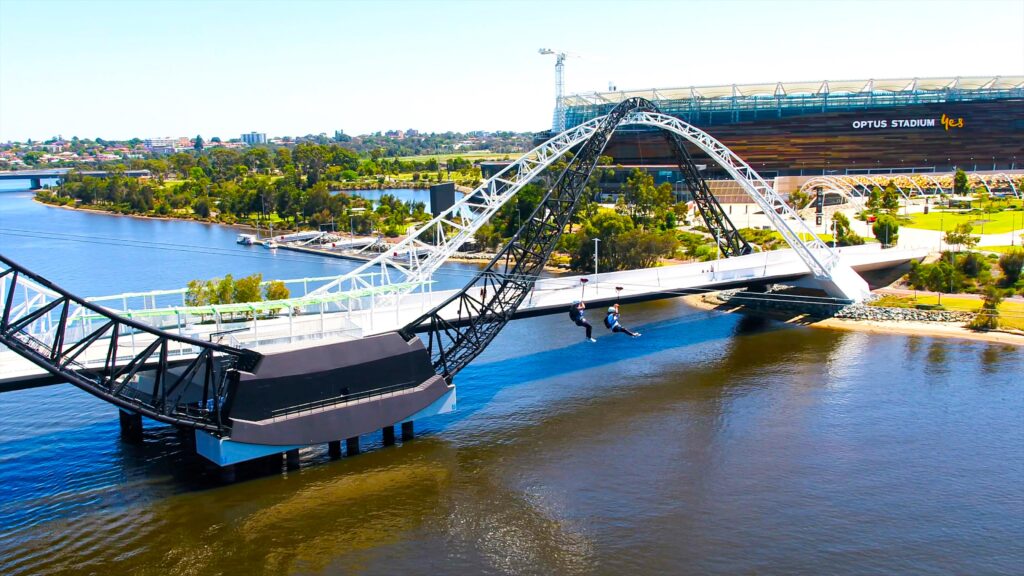 Explore: Matagarup Bridge - Zip and Climb - WA Parks Foundation