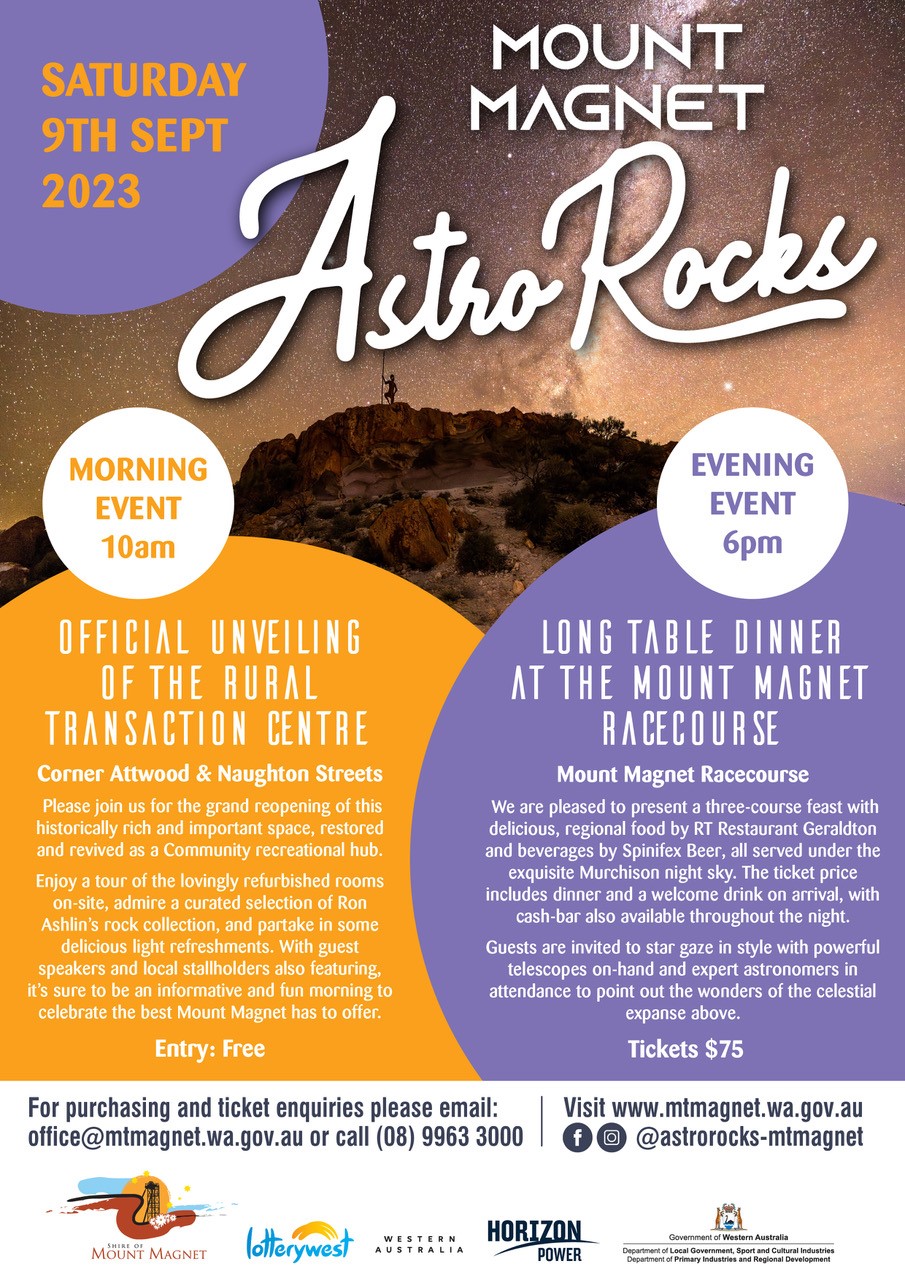 Feature Event: Mount Magnet Astro Rocks Fest - WA Parks Foundation